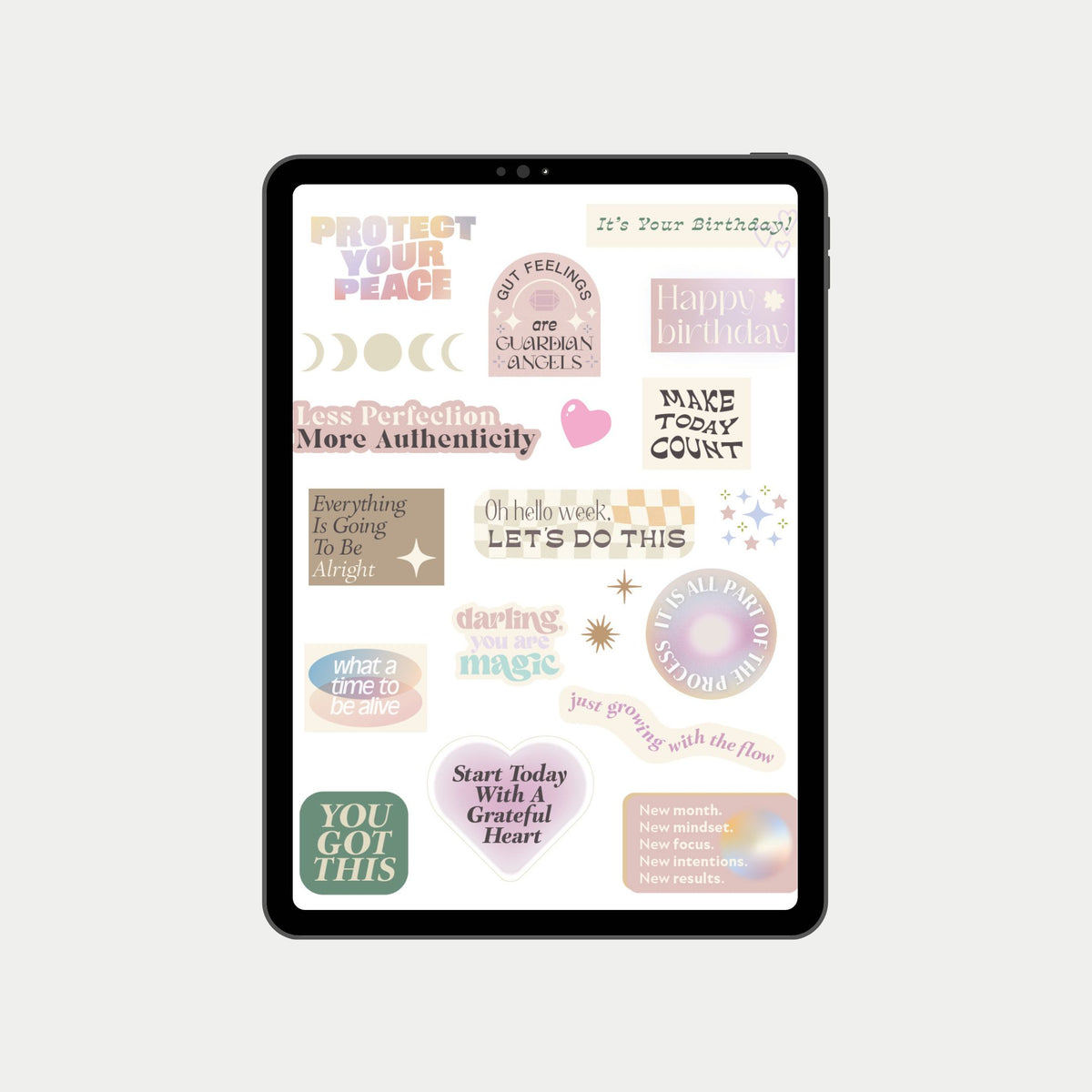 Everyday Digital Stickers – THE MANTRA CO.