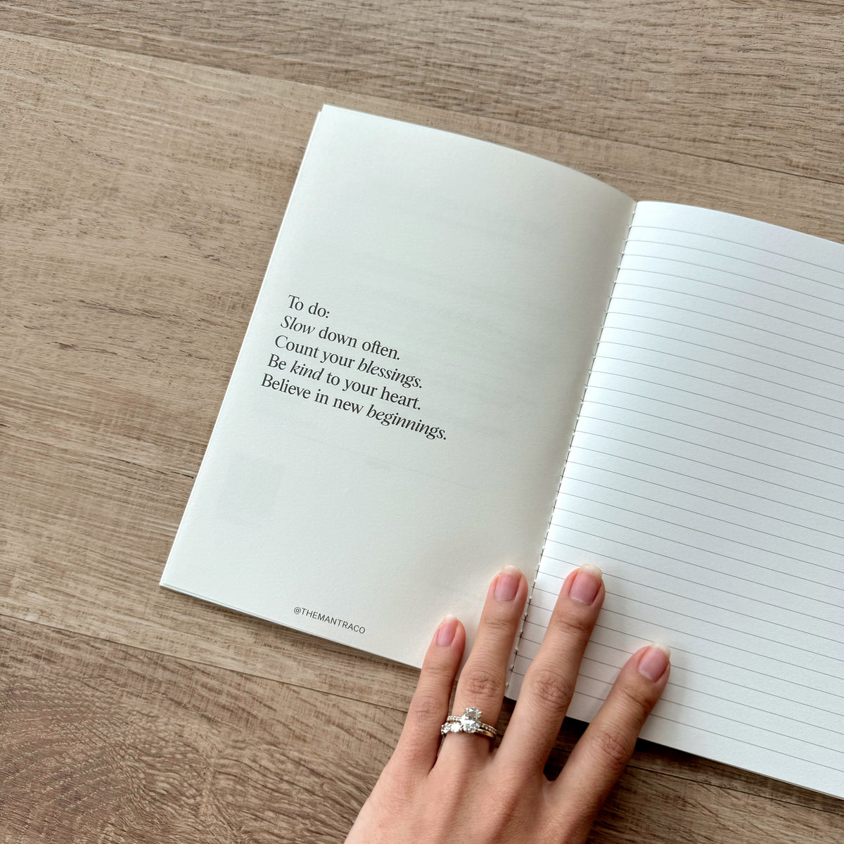 Mind & Soul Thin Journal – THE MANTRA CO.